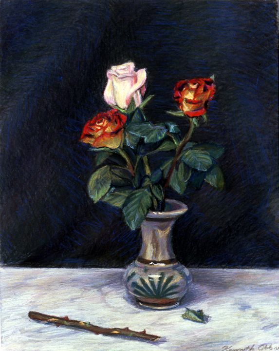 Rose - Kenneth P. Cobb - Paintings & Prints, Flowers, Plants, & Trees ...