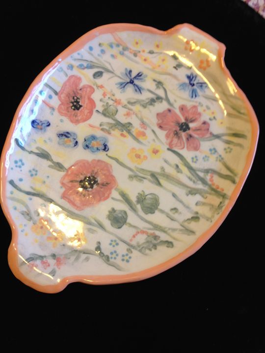 Decorative Plate "Summer" - Maria's Gallery - Ceramics & Pottery ...