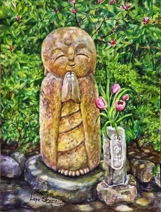 Jizo4 - Lopa Shigaki - Paintings & Prints, People & Figures, Other ...