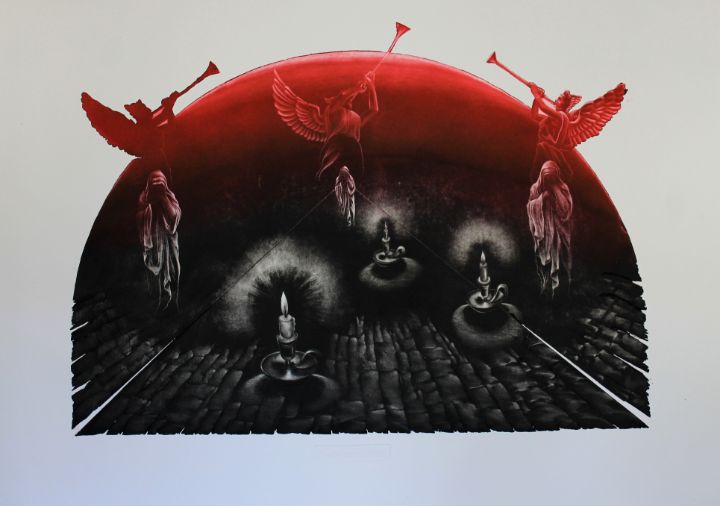 Via Dolorosa - Angels of Golgotha - Olexa - Paintings & Prints ...