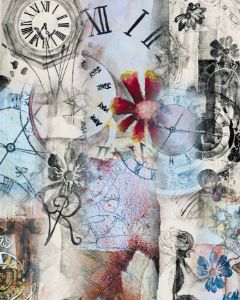 Crimson Echoes: A Timeless Collage - VariARTy Prints - Paintings ...