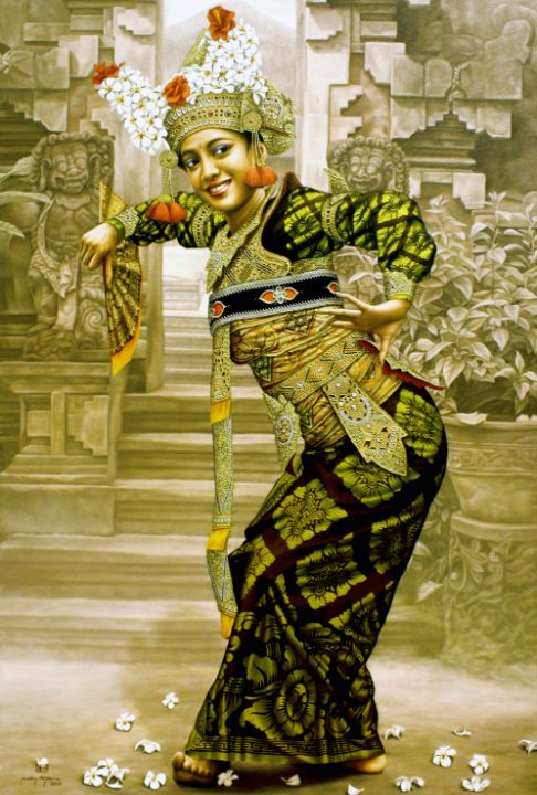 Step Certainty - Udin Antara Gallery - Paintings & Prints, People ...