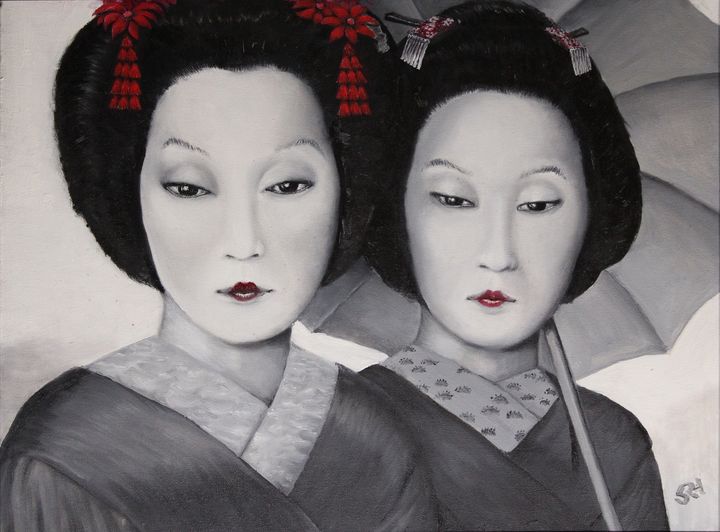 Geisha Girls - Your Fine Art Store - Paintings & Prints, People ...