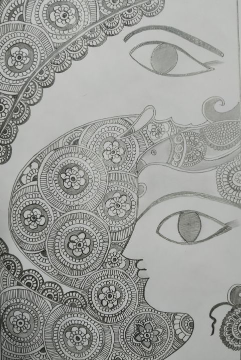 Two minds - Sketches by Rajni - Drawings & Illustration, Abstract ...