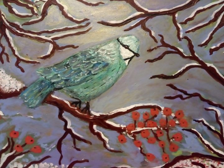 Snow Bird of Winter - Williams - Paintings & Prints, Animals, Birds ...