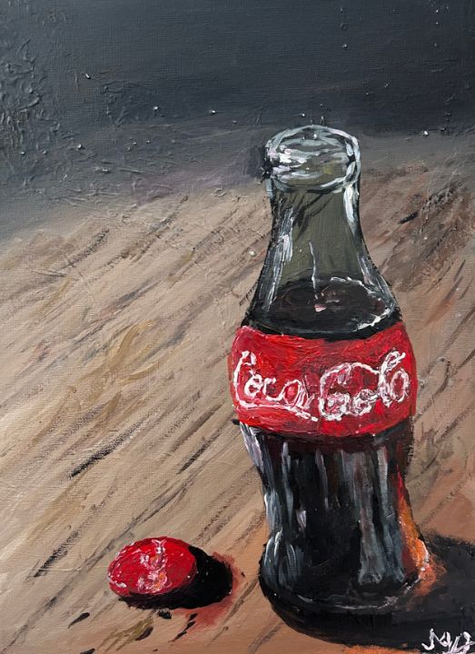 Coca Cola bottle - Moro's Art - Paintings & Prints, Food & Beverage ...
