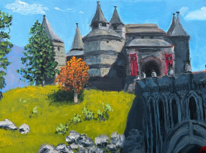Skingrad Castle Painting - Moro's Art - Paintings & Prints, Buildings ...