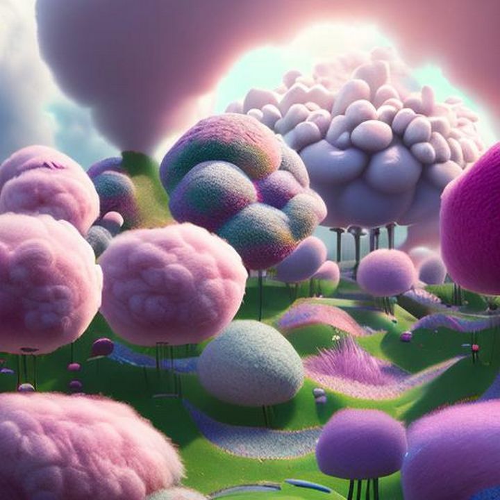 Fantasy Art Cotton Candy Free Fantasy Candy World Image | Download At