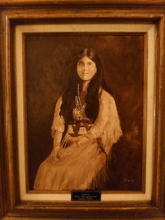 Pueblo Princess Loti-Kee-yah-tede - Art by Kerry - Paintings & Prints ...