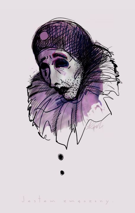 "Scowl" - Enigma - Drawings & Illustration, People & Figures, Animation ...