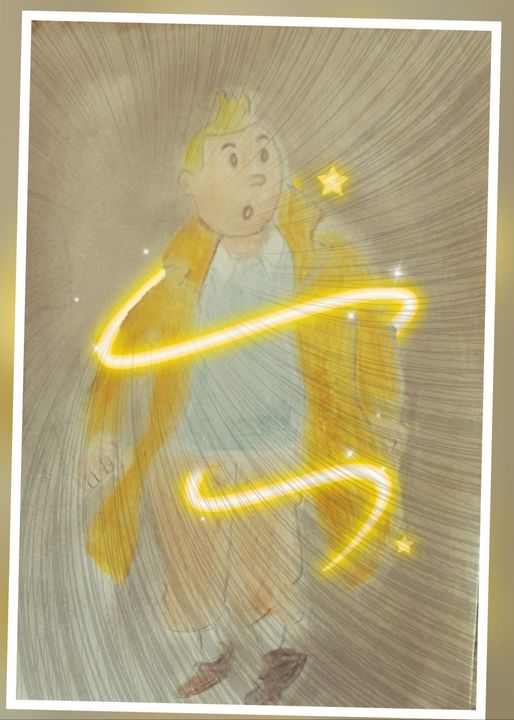 Tintin Amazed - Jerry's Art Wotk - Paintings & Prints, Entertainment ...
