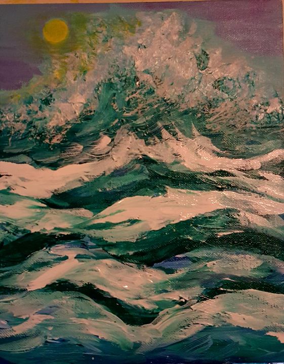 The Big Wave - Rising Tides Artworks - Paintings & Prints, Landscapes ...
