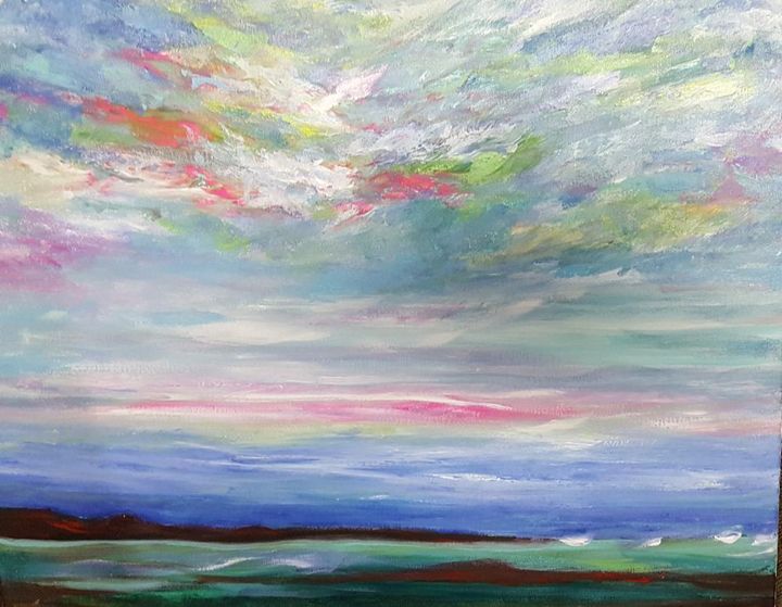 Pastel Skies - Rising Tides Artworks - Paintings & Prints, Landscapes ...