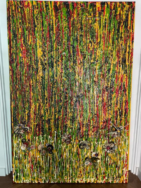 Morning Forest - Yorath Hallery - Paintings & Prints, Abstract, Color ...