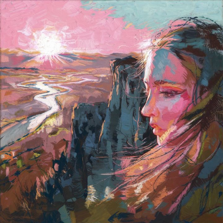 A woman's face, impressionist - Tamperelanners - Paintings & Prints ...