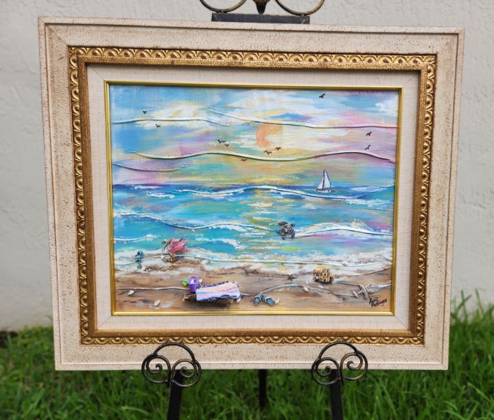 Jeweled seascape - APRIL'S COASTAL CREATIONS - Paintings & Prints ...