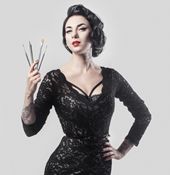 MM - Therese Rosier Art - Paintings & Prints, People & Figures, Female Form, Pinups & Vintage ...