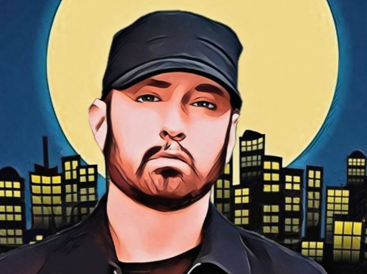 Eminem Urban Back Buildings Downtown - gallery - Paintings & Prints ...