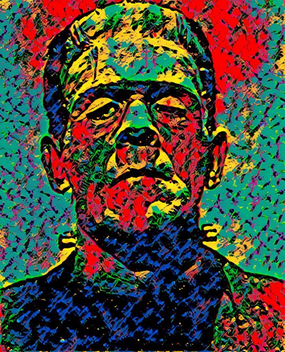 Frankenstein Resurrecting Artistic - gallery - Paintings & Prints ...