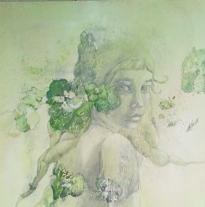 Hellébore - Pascale Fosset - Paintings & Prints, People & Figures ...