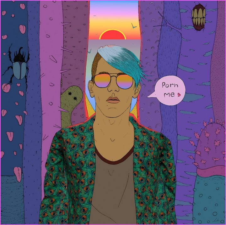 Porn Me - Lucas Levon Tape B - Digital Art, People & Figures, Animation ...