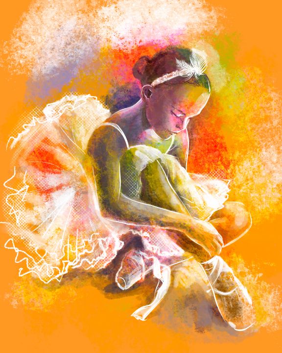 Ballerina Portraits Girls I Painted This Painting When My Sweet Niece,