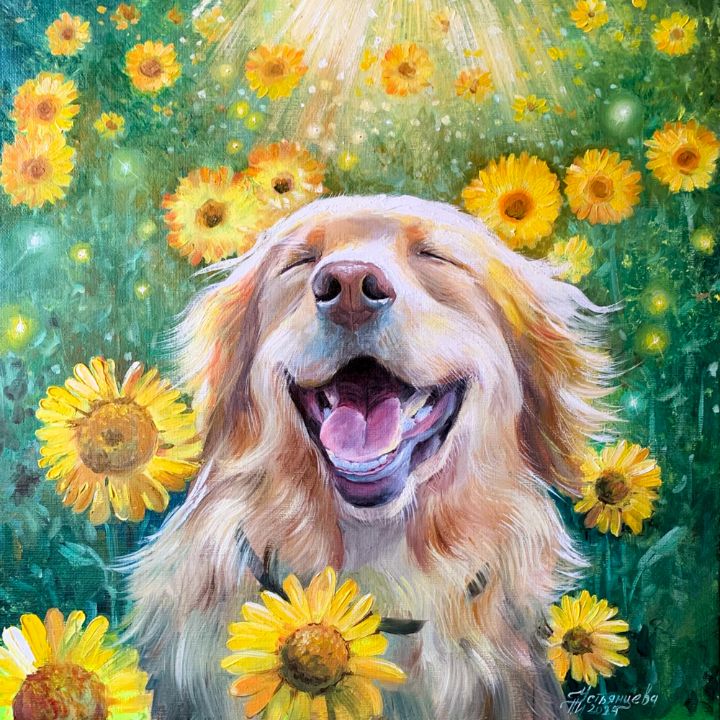 The Joy of a dog - ArtTati - Paintings & Prints, Animals, Birds, & Fish ...