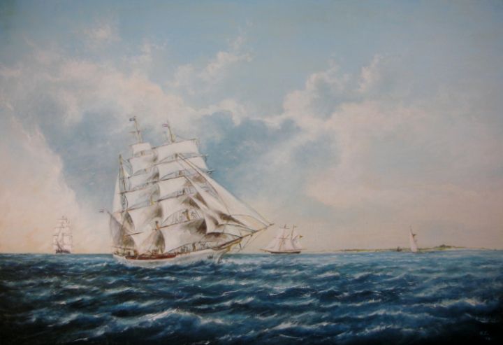 Tall Ships Race - Horatio Conington - Paintings & Prints, Vehicles ...