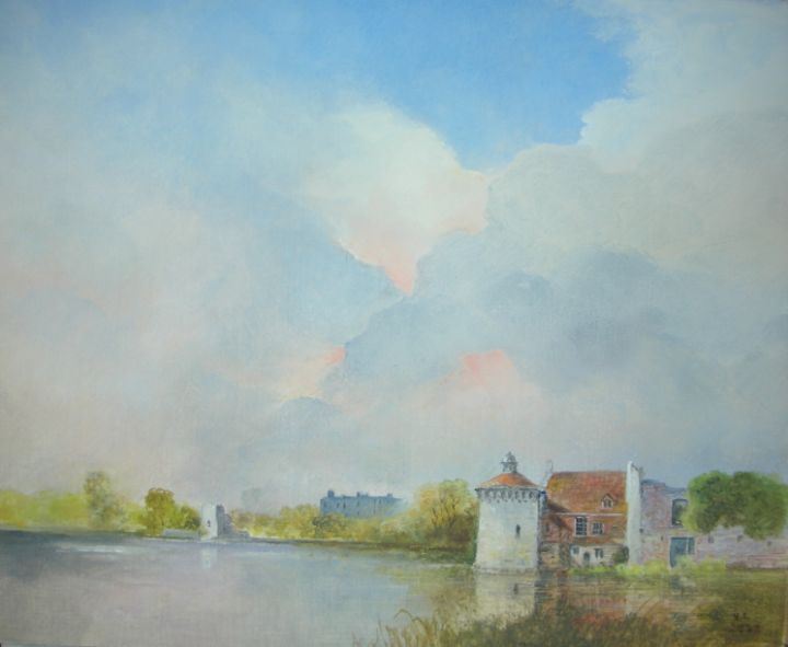 Scotney Castle - Horatio Conington - Paintings & Prints, Buildings ...
