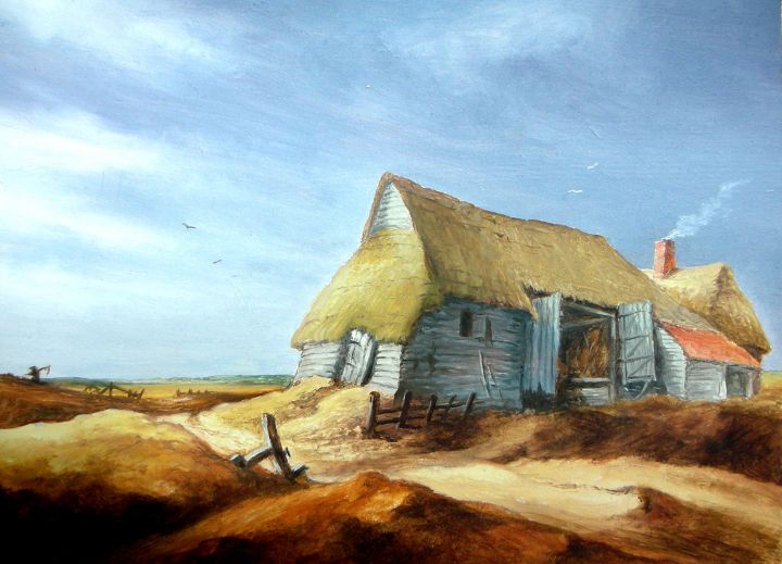 Run Down Farm buildings - part 2 - Horatio Conington - Paintings ...