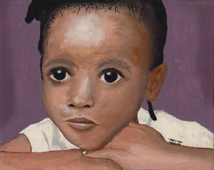 Tell Me More - David I. Jackson - Paintings & Prints, Childrens Art ...