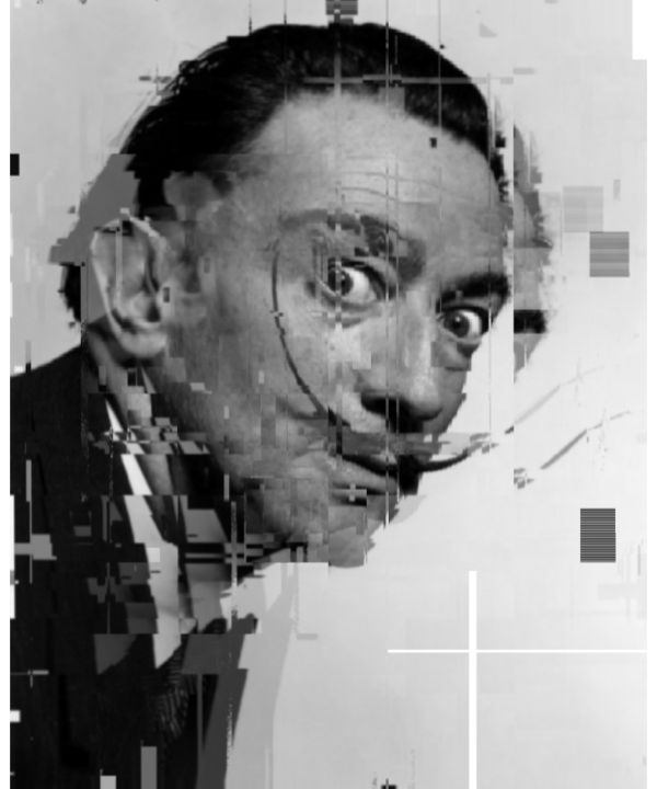 Salvador Dali Pixelated EXCLUSIVE - red-amber65 - Digital Art & AI ...