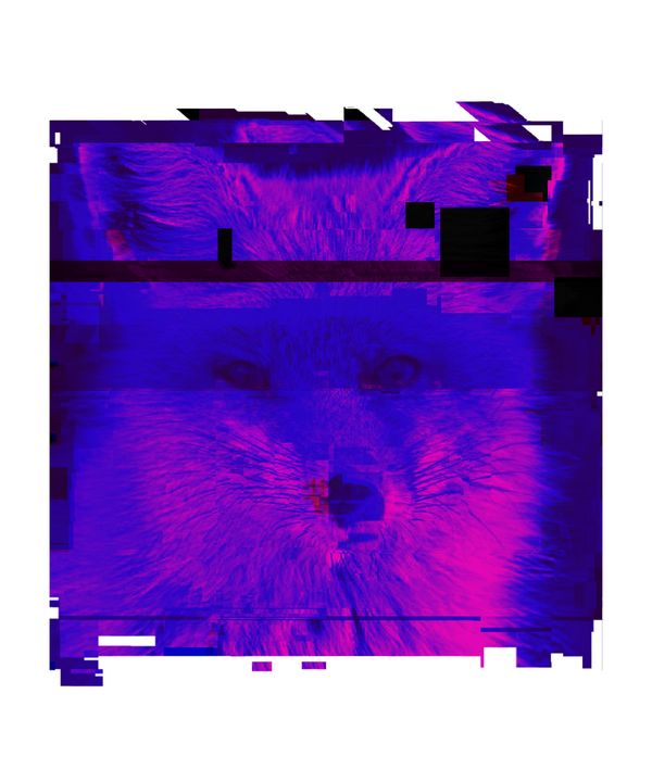 Red Fox Pixelated Abstract Art - red-amber65 - Digital Art & AI ...
