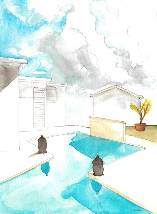 Tranquilien - Maria Alvarez - Paintings & Prints, Buildings ...