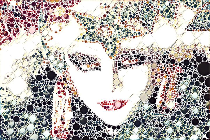 Marquise de Pompadour - Ken Lomas Artwork - Digital Art & AI, Abstract ...