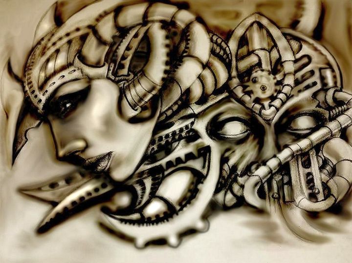 strange land art by Chris Gill - Photography, Drawings & Illustration