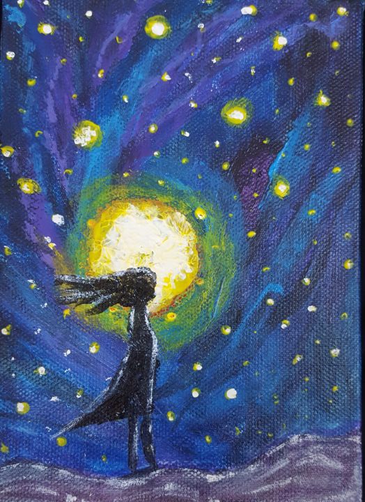 Phoenix Moon - M.C. aRts - Paintings & Prints, Astronomy & Space, Moon ...