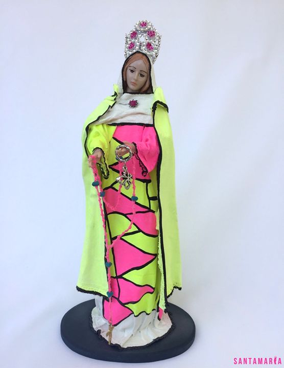 Revolution of the Glow Green & Pink - Santamaria - Crafts & Other Art ...