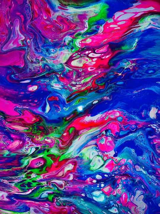 Blue shift - Jackson Ensley - Paintings & Prints, Abstract, Other ...