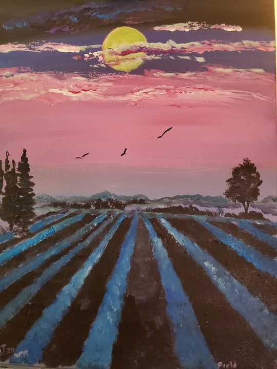 Night Field - Artist1950 - Paintings & Prints, Landscapes & Nature ...