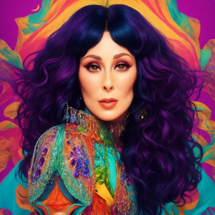 Cher - vsg - Digital Art & AI, Entertainment, Music, Pop Music - ArtPal