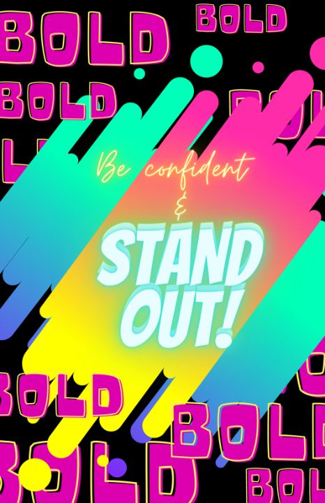 Confidence Poster (Digital art) - ARTXpro - Digital Art & AI, Abstract ...