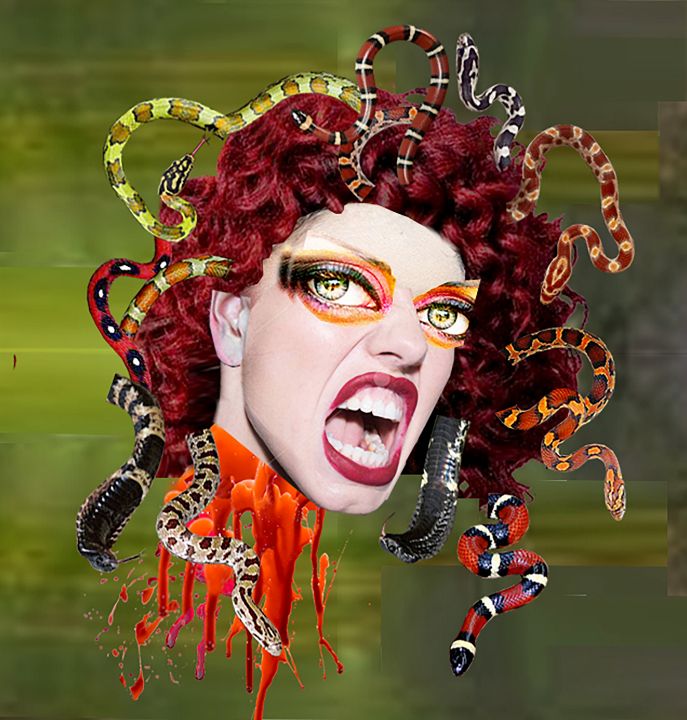 HEAD OF MEDUSA - Gerry Chapleski - Digital Art & AI, Fantasy ...