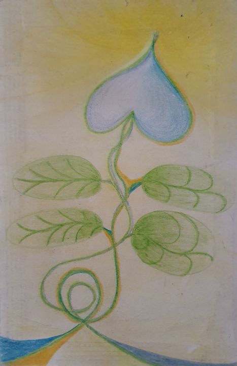 Untitled No. 13 - Rain Art - Drawings & Illustration, Flowers, Plants ...