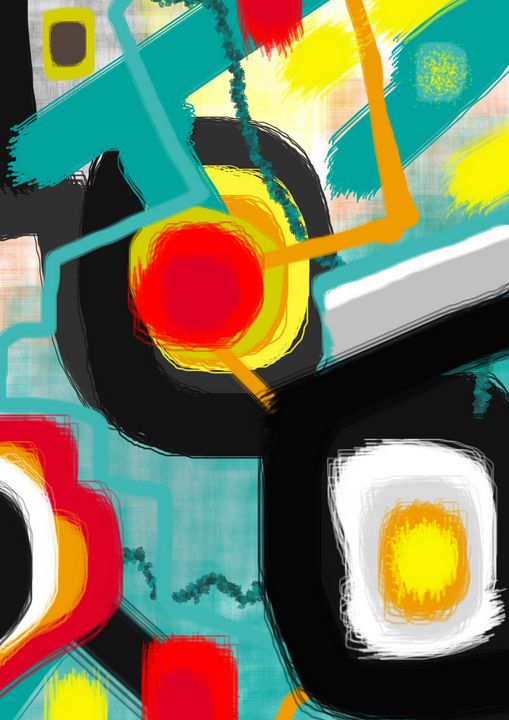 Morning Rush - Art by D J Thys - Digital Art & AI, Abstract, Figurative ...