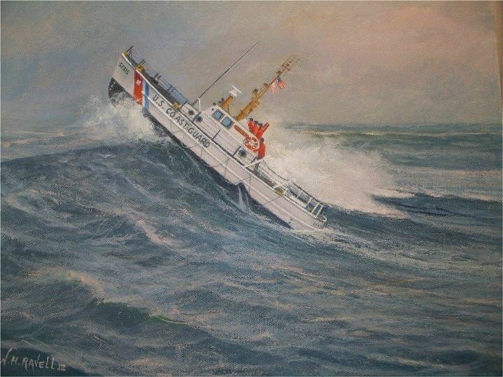 U. S. Coast Guard Rescue Boat - RaVell Fine Art Studio - Paintings ...