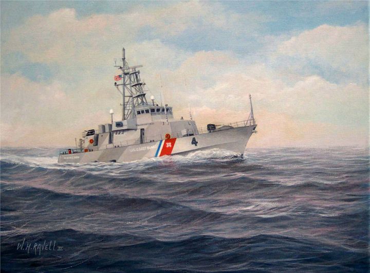 U. S. Coast Guard Cutter Monsoon - RaVell Fine Art Studio - Paintings ...