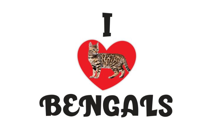 I Love Bengals - Morbid Candy Boutique - Digital Art & AI, Animals ...