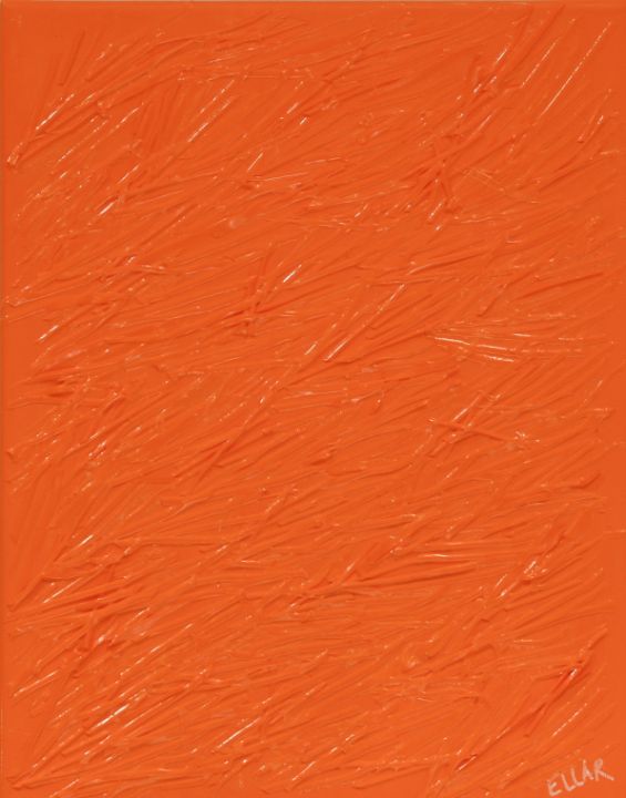Orange Line - ELLAR Studio - Paintings & Prints, Abstract, Color - ArtPal
