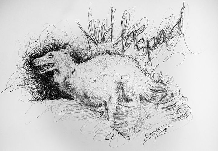 Borzoi - ArsViva - Drawings & Illustration, Animals, Birds, & Fish ...